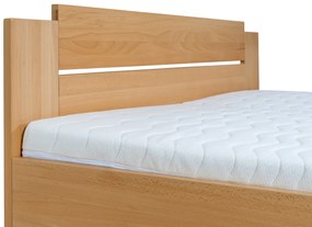 Ahorn Grado postel - buk průběžný Moření: Transparentní lak, Rozměr: 180 x 200 cm