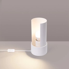 Bílá stolní lampa (výška 21 cm) Aurea – Sollux
