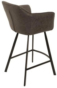 Designová barová židle Giuliana, antik šedá