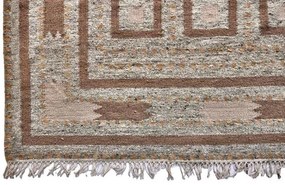 Diamond Carpets koberce Ručně vázaný kusový koberec Guggenheim DESP P81 Brown Natural ROZMĚR: 140x200