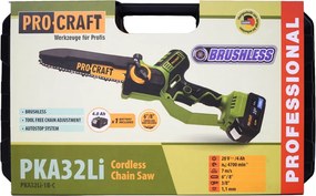 Procraft PKA32Li 20V SET - akumulátorová ruční pilka (s 4,0 Ah akumulátorem a nabíječkou) - bez pouzdra na opasek