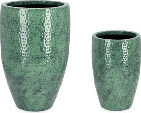 Kovové/smaltované ručně vyrobené květináče v sadě 2 ks ø 45 cm Nirad – Bizzotto