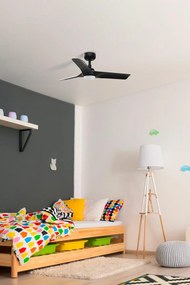 FARO 33825-1TW HEY S LED stropní ventilátor, černá - FARO