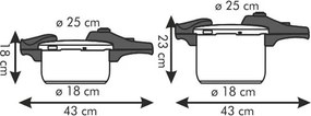 TESCOMA Tlakový hrnec BIO EXCLUSIVE+ DUO 4,0 a 6,0 l