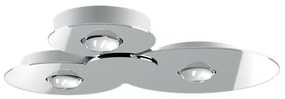 Lodes 16133 4027 Bugia Triple, stropní svítidlo, 3x17W LED 2700K, chrom, délka 52,5cm