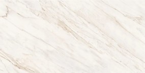 Mexen Angelo White gres glazovaný rekt. G1, dlaždice podlahová-nástěnná 120 x 60 cm, lesk - TL156-120-060-00