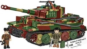 COBI 3124 II WW PzKpfw VI Tiger Ausf E, 2v1 / 862 kostek / 2 figurky /