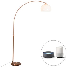 Moderní inteligentní oblouková lampa měděná vč. A60 Wifi - Arc Basic