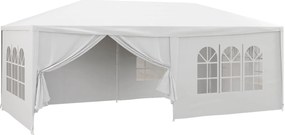 Outsunny Zahradní Stan 6x3 m Odnímatelný Zahradní Altán se 4 Okny a 2 Zipovými Dveřmi, 6 Bočními Stěnami a Voděodolným Pavilonem pro Terasu, Patio a P