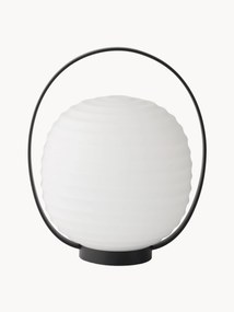 Stmívatelná přenosná stolní lampa Lantern, ručně foukaná