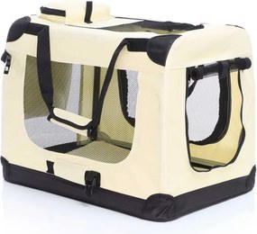 Přepravní box fudajo – 60 × 42 × 44 cm, béžová (64186)
