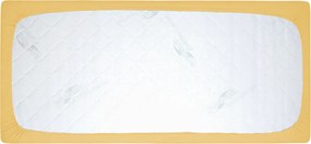 Jersey prostěradlo středně žluté na výšku matrace do 30 cm Velikost: 90 x 220