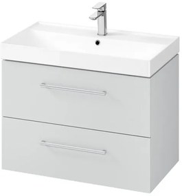 Cersanit Larga, umyvadlová skříňka 80cm, šedá matná, S932-075