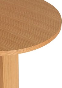 Kulatý odkládací stolek v dekoru dubu ø 45 cm Koohi – Hübsch