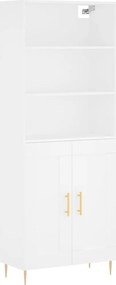 vidaXL Skříň highboard 69,5 x 34 x 180 cm kompozitní dřevo [3189941] Barva: dub sonoma