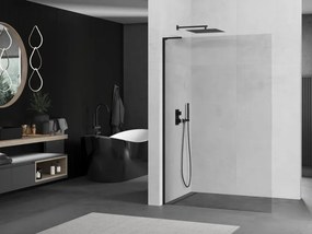 Mexen Kioto L sprchová zástěna Walk-in 105 x 200 cm, transparentní, černá - 800-105-103-70-00