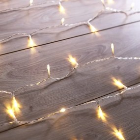 Prodloužení LED transparentního světelného řetězu DecoKing Christmas, 200 světýlek, délka 1 m