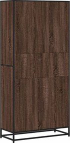 Knihovna hnědý dub 80,5 x 35 x 170,5 cm kompozitní dřevo 3300859