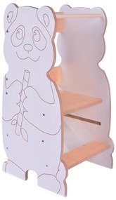AVETO CZ Učící věž PANDA bílá/javor 8590828049449