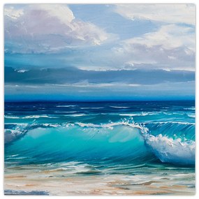 Obraz - Mořské vlny (30x30 cm)