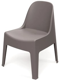 Zahradní židle MILANES 58x60x73,5 cm hnědá