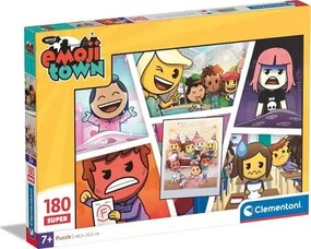 Clementoni PUZZLE Emoji Town / 180 dílků / od 7 let