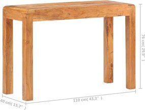 Konzolový stolek 110x40x76 cm masivní akácie s medovým povrchem 289629