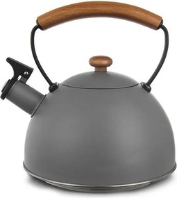 Nerezová pískací konvice WOODEN, 2,9 l