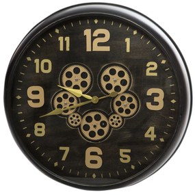 EUROFIRANY Dekorační vintage nástěnné hodiny s pohyblivými převody