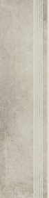 Opoczno Dlažba Grava Light Grey Schodovka 119,8x29,8 - 156529