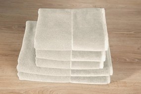 BAVLNĚNÝ RUČNÍK LUCY2 SADA 6KS 30X50 CM BÉŽOVÁ