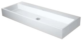 Duravit Vero Air - Dvojumyvadlo 120x47 cm, bez přepadu, bez otvoru pro baterii, WonderGliss, bílá 23501200701