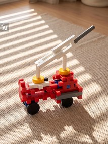 Sinsay - Stavebnice - Hasičské auto - vícebarevná