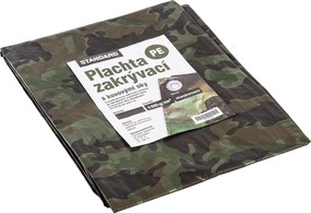 Plachta zakrývací STANDARD CAMO 100 g/m2 maskovací 2×3 m