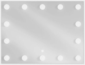 Mexen Dona osvětlené koupelnové zrcadlo 80 x 60 cm, LED 6000K, anti-pára - 9818-080-060-611-00