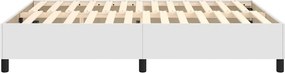 Rám postele s boxspringem bílá 140 x 200 cm umělá kůže 3121048