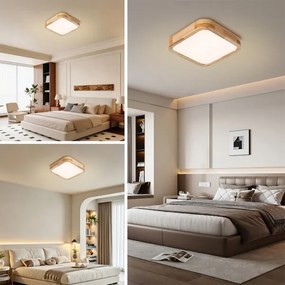 BRILAGI - LED Stropní sv. WOODLINE SQUARE LED/32W/230V 3000/4000/6000K dub 30x30