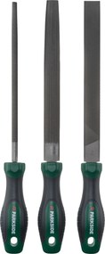 Parkside® Sada pilníků / rašplí / drátěných kartáčů / dlát, 3dílná (sada pilníků, 3dílná)