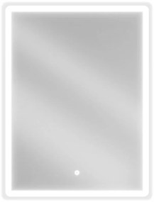 Mexen Navia, LED koupelnové zrcadlo s podsvícením 60 x 80 cm, 6000K, ochrana proti zamlžování, 9803-060-080-611-00