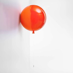 Nástěnná skleněná svítidla Memory Wall připomínající nafukovací balónky Barva: Oranžová, Průměr: 250 mm, Sklo: Lesklé