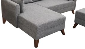 Atelier del Sofa Rohová sedací souprava Bella Corner Sofa Left 2, Šedá