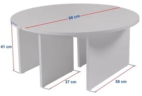 Konferenční stolek LUVIA ořech
