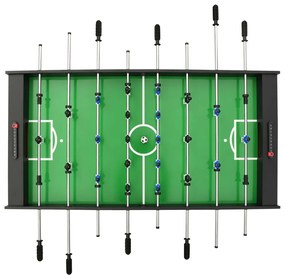 Skládací stolní fotbal 121 x 61 x 80 cm černý,  91938