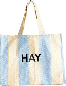 Nákupní taška Candy shopper Blue and Yellow M HAY