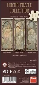 DINO Puzzle Alfons Mucha – Záře dne / Panoramatické / 75 dílků / 29,7