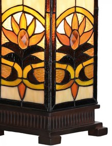 Tiffany lampa Fleur – 18x18x45 cm