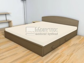 MATĚJOVSKÝ Prostěradlo světle béžové jersey s elastenem 200x220/40