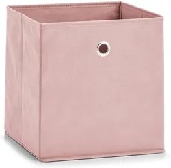 Zeller Úložný box, flísový, rosé, 28 x 28 x 28 cm