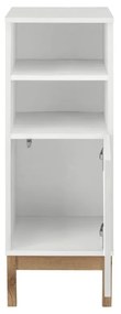 Bílá nízká koupelnová skříňka 30x86 cm Mirza - Støraa