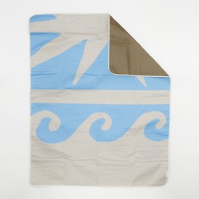Pikniková deka Wash Me 140 x 175 cm nebově modrá